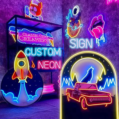 Custom Logo Neon Sign Create Your Own Design Personalized Led Light