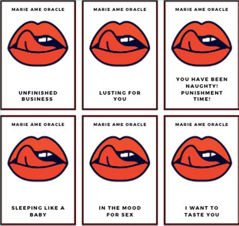 18 Explicit Sexual Sex Talk Digital Oracle Deck Printable Erotic