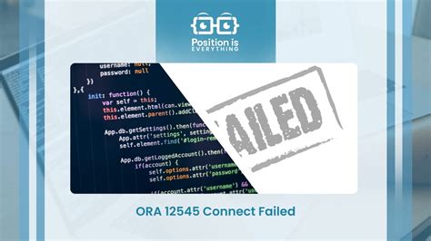 Ora 12545 Connect Failed Repair Your Database Uptime Position Is Everything