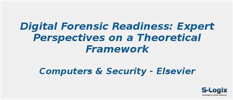 Digital Forensic Readiness Expert Perspectives S Logix