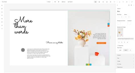 contentbox js a web page designer without complexity