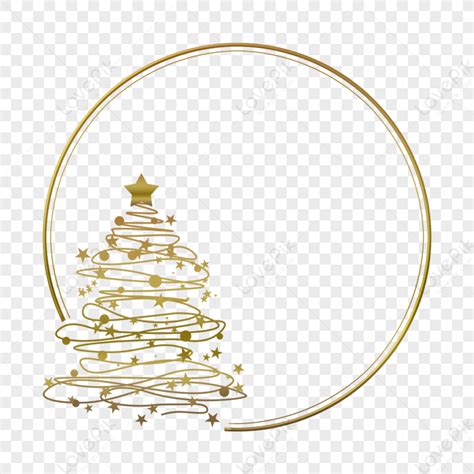 노란색 추상 라인 크리스마스 일러스트 트리 원형 테두리남자 이름요약 Png 일러스트 무료 다운로드 Lovepik