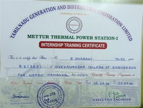 Dharani Eswaran On Linkedin Internship