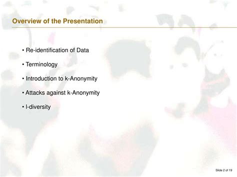 Ppt K Anonymity A Model For Protecting Privacy Powerpoint Presentation Id 1437063