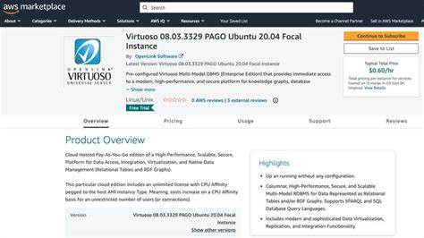 Openlink Software On Linkedin Aws Knowledgegraph Virtuosordbms Sql Sparql Linkeddata Dbms