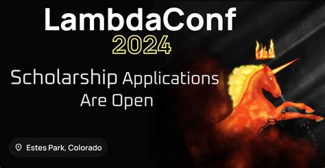 ziverge on linkedin lambdaconf2024 scholarshipopportunity