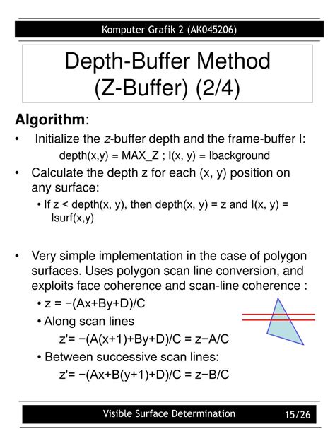 Ppt Visible Surface Determination Penentuan Permukaan Tampak Powerpoint Presentation Id