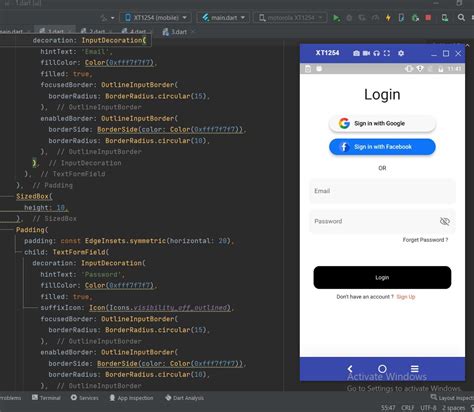 Learn About Flutter Login Screen Design Fatima Jawed Posted On The