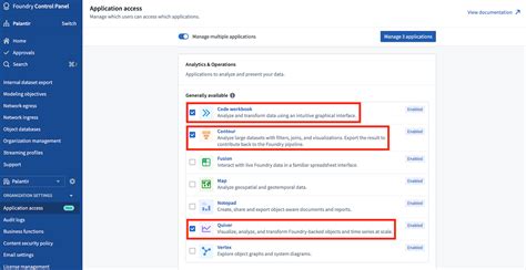 Carbon • Workspaces • Restrict Navigation Out Of A Workspace • Palantir