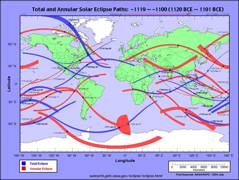 NASA To World Atlas Of Solar Eclipse Paths