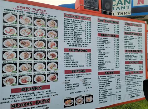 Linas Mexican Restaurant Menu In Omaha Nebraska Usa