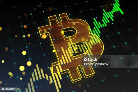 흐릿한 배경에 녹색 촛대 외환 차트와 비트 코인을 창의적으로 성장시키고 있습니다 무역 및 금융 개념 3d 렌더링 비트코인에 대한 스톡 사진 및 기타 이미지 Istock