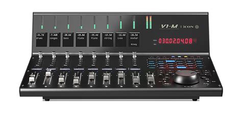 Icon V1 M Usb Midi Daw Control Surface With Motorized Faders [v1 M] Avshop Ca Canadas Pro