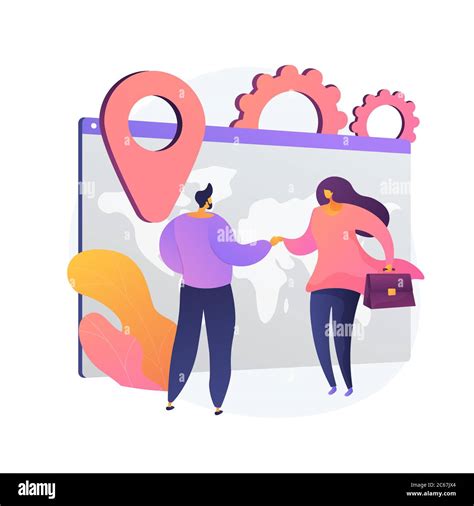 International Business Cooperation Vector Concept Metaphor Stock Vector Image And Art Alamy