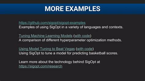 Using Sigopt To Tune Deep Learning Models With Nervana Cloud Ppt