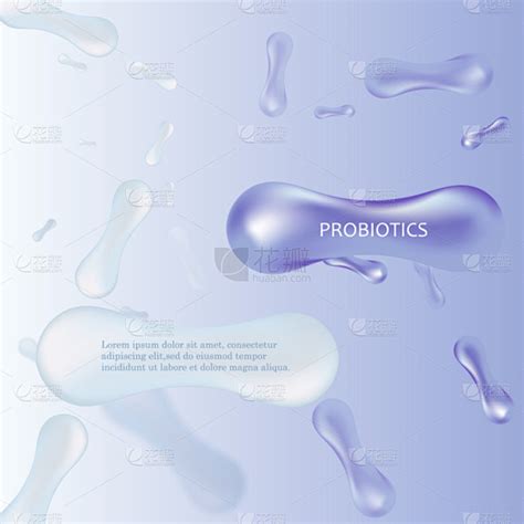 生物学 健康保健 背景 绘画插图 科学 益生菌 矢量 细菌 药 微生物学