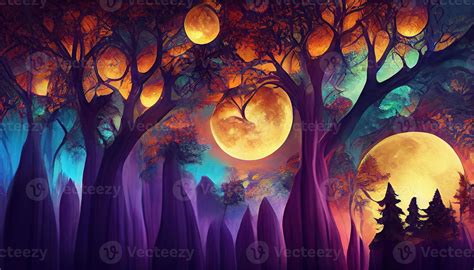 Dark Full Moon Wallpaper