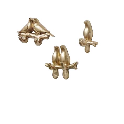 Полимерные крючки в виде птиц настенные украшения для спальни двери бесшовные крючки для