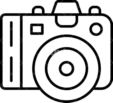 Advanced Camera Line Icon 素材 Canva可画