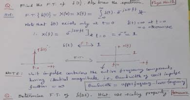 Fourier Transform Solved Problems Signals Systems EngineersTutor