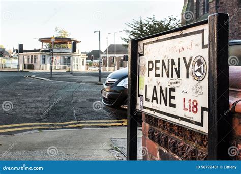 Penny Lane Liverpool Editorial Photo Image Of Nostalgia 56792431