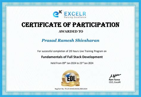 Prasad Shivsharan On Linkedin Excelr