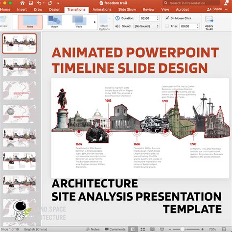 Animated Powerpoint Timeline Slide Design On Behance