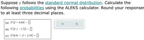 [answered] Suppose Z Follows The Standard Normal Distribution Calculate Kunduz