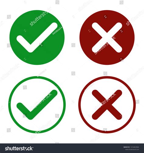 Accept Decline Button Flat Design Vector Stock Vector Royalty Free Shutterstock