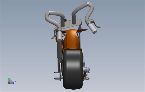 哈雷摩托solidworks 2011模型图纸免费下载 懒石网