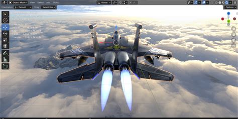 Make A Cinematic Jet Fighter Animation In Blender Superhive Formerly Blender Market