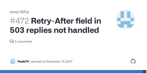 Retry After Field In Replies Not Handled Issue Onsip Sip