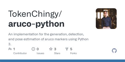 github tokenchingy aruco python an implementation for the generation detection and pose
