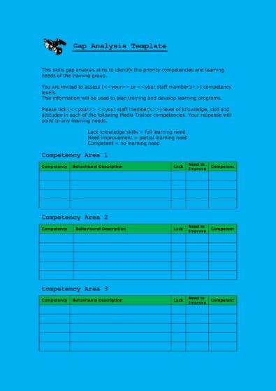 40 Gap Analysis Templates Examples Word Excel PDF 40 Gap Analysis Templates Examples Word Excel PDF