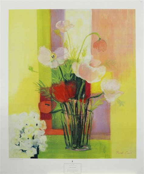 Carol Auer April Flowers” Poster New York Graphic Society Ltd