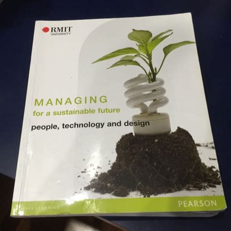 RMIT BUSM Managing For A Sustainable Future Hobbies Toys Books Magazines Textbooks On