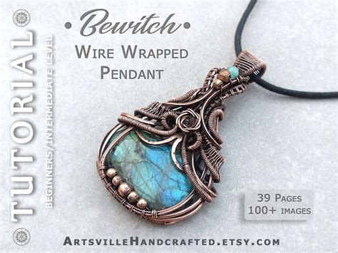 Wire Wrap Tutorial Wire Weave Tutorial Wire Wrapping Etsy