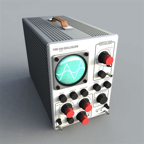 Oscilloscope Testing Equipment 3d Model