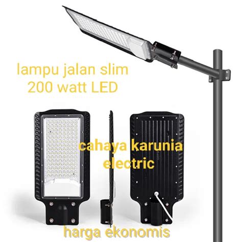 Jual Lampu Jalan Pju Slim Watt Led Lampu Jalan Murah Ekonomis Street Light Watt