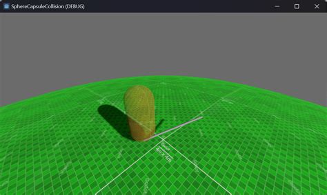 Physics D SAT Solver Produces Incorrect Collision Normals Between Large Sphere And Capsule