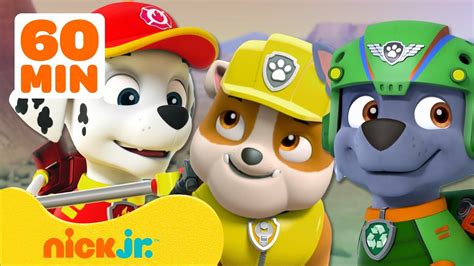 Щенячий патруль Миссии безопасности на стройке с Рубблом Маршаллом и Рокки 1 час Nick Jr