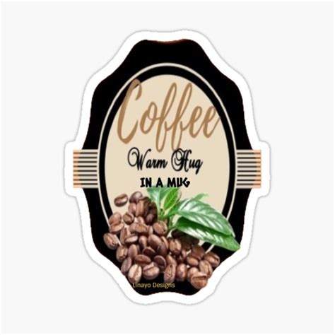 Coffee Hug Mug Coffee Lovers Barista A Hug In A Mug Sticker By