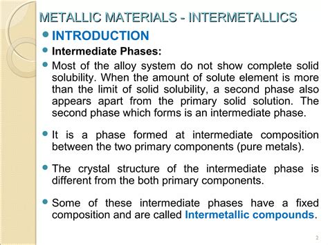 Intermetallics Ppt
