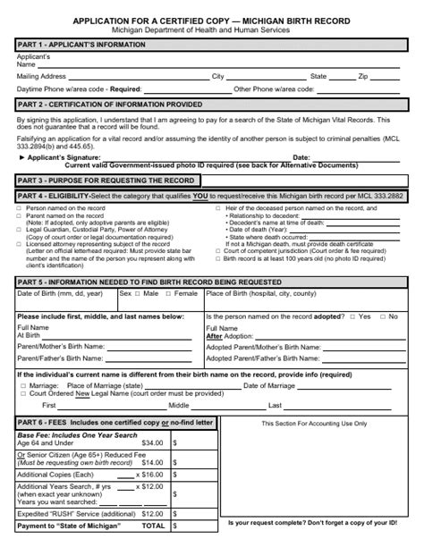 Form Dch 0569 Bx Fill Out Sign Online And Download Printable Pdf Michigan Templateroller