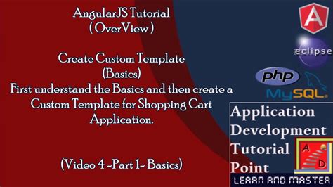 Angularjs Tutorial On Basicsvideo 4 12 Create Template To Call