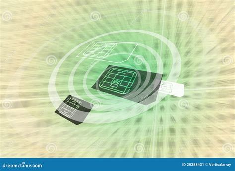 Nfc Technology Stock Illustration Illustration Of Proximity