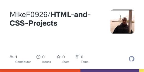 GitHub MikeF HTML And CSS Projects
