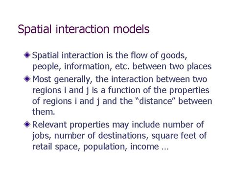 Urban Spatial Structure Methods And Models Temple University