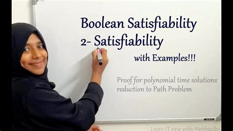 Boolean Satisfiability And 2 Satisfiability Youtube