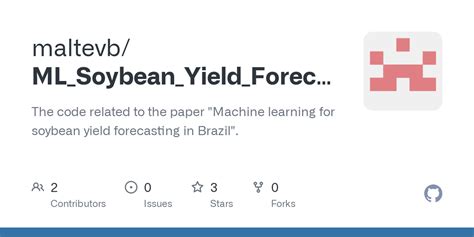 ML Soybean Yield Forecasting Brazil Main Py At Main Maltevb ML